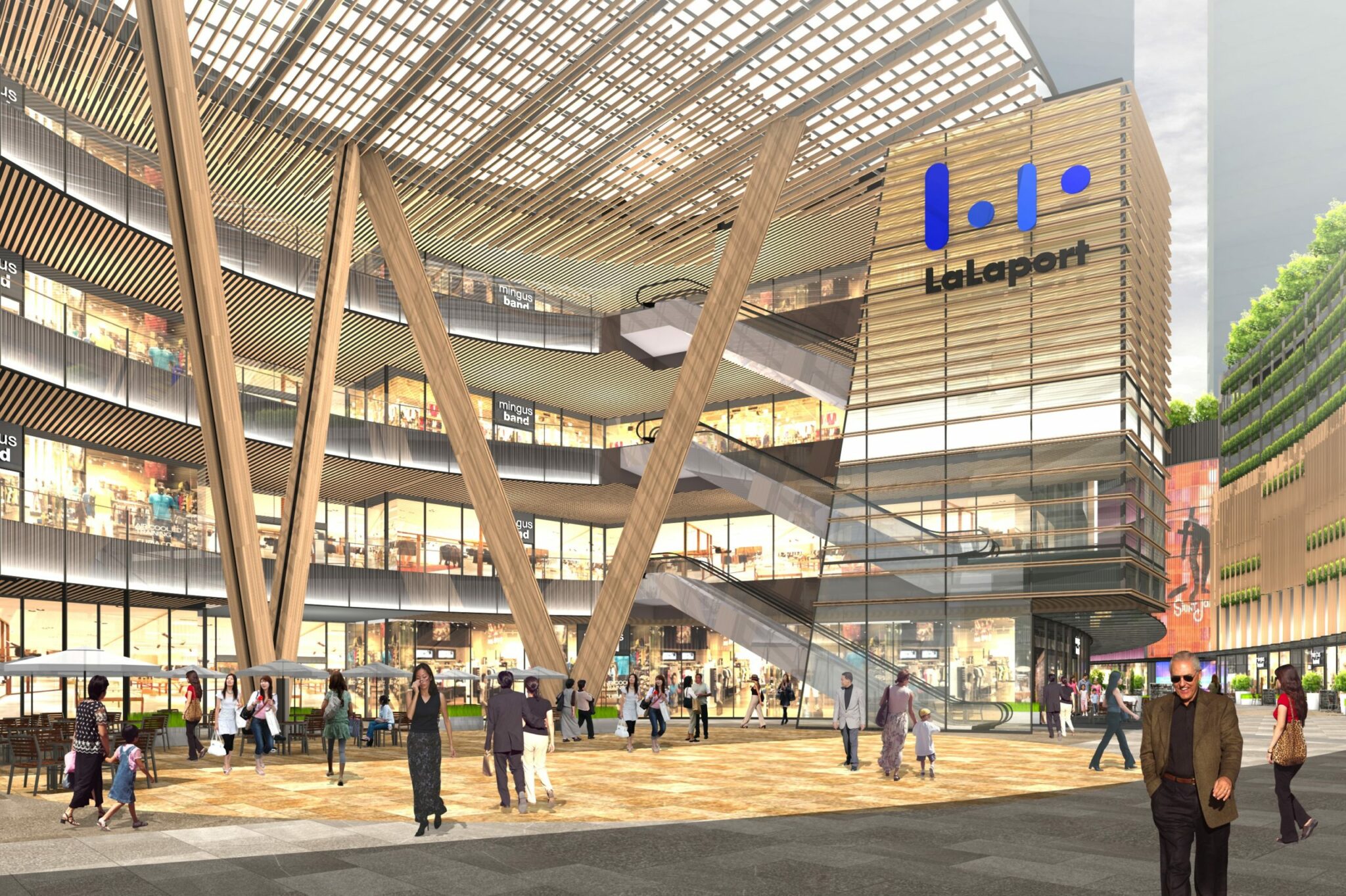 Completion - LaLaport BBCC shopping mall construction project – Plus PM ...